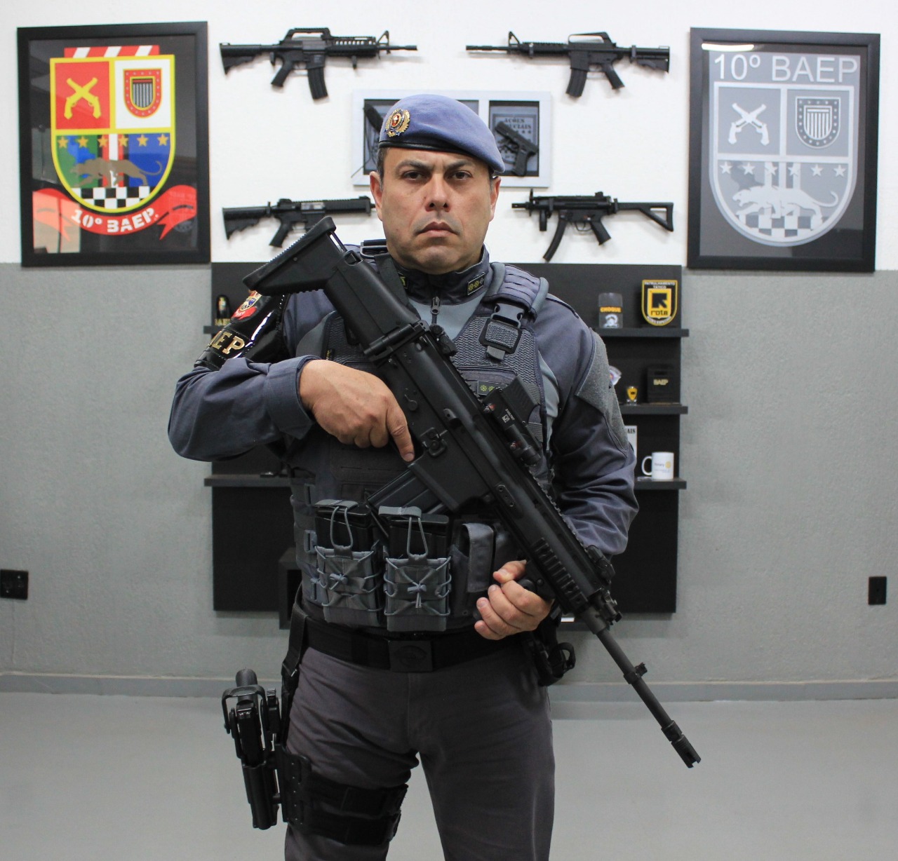 Major e um dos fundadores do 10º Baep é promovido a Tenente-Coronel em Piracicaba (SP)